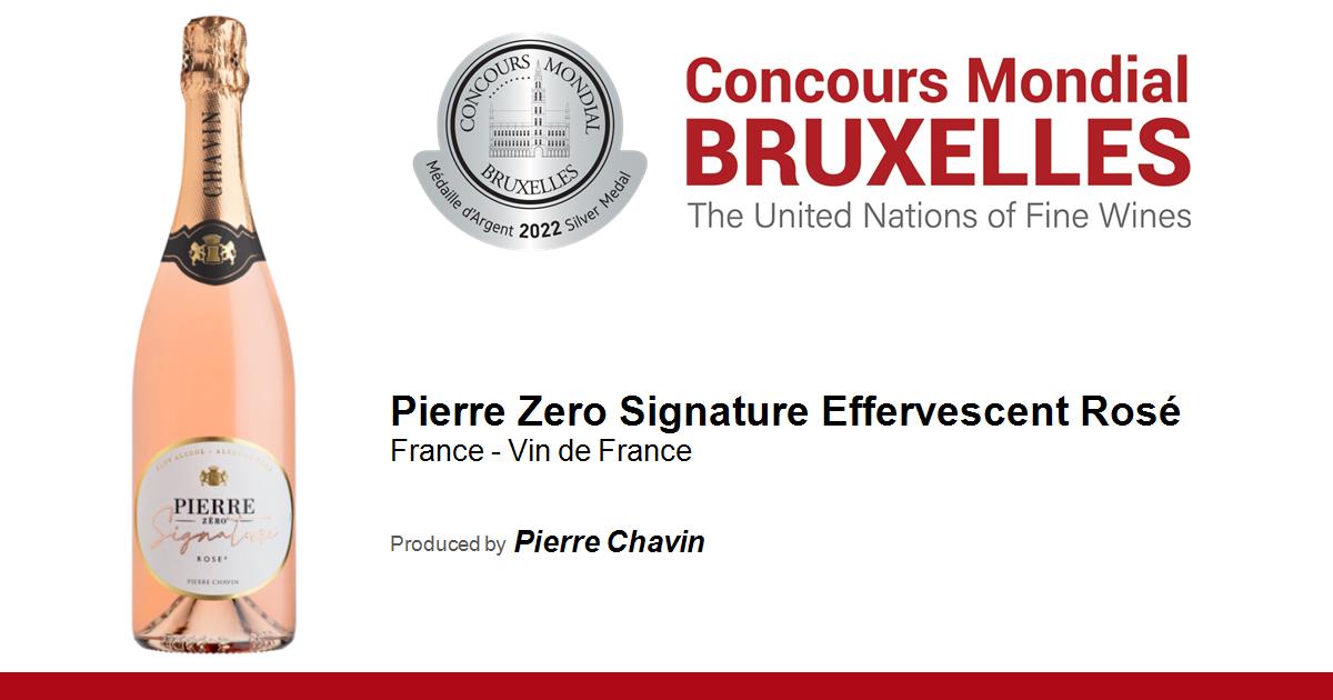 Pierre Zero Signature Effervescent Rosé • Concours Mondial de Bruxelles