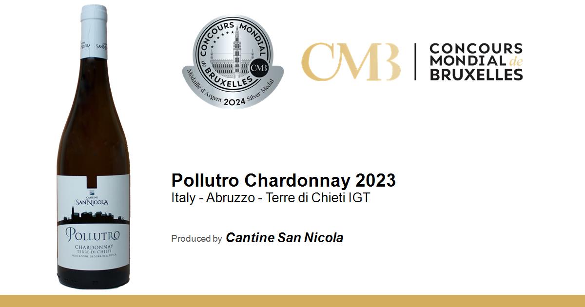 Pollutro Chardonnay 2023 • Concours Mondial de Bruxelles
