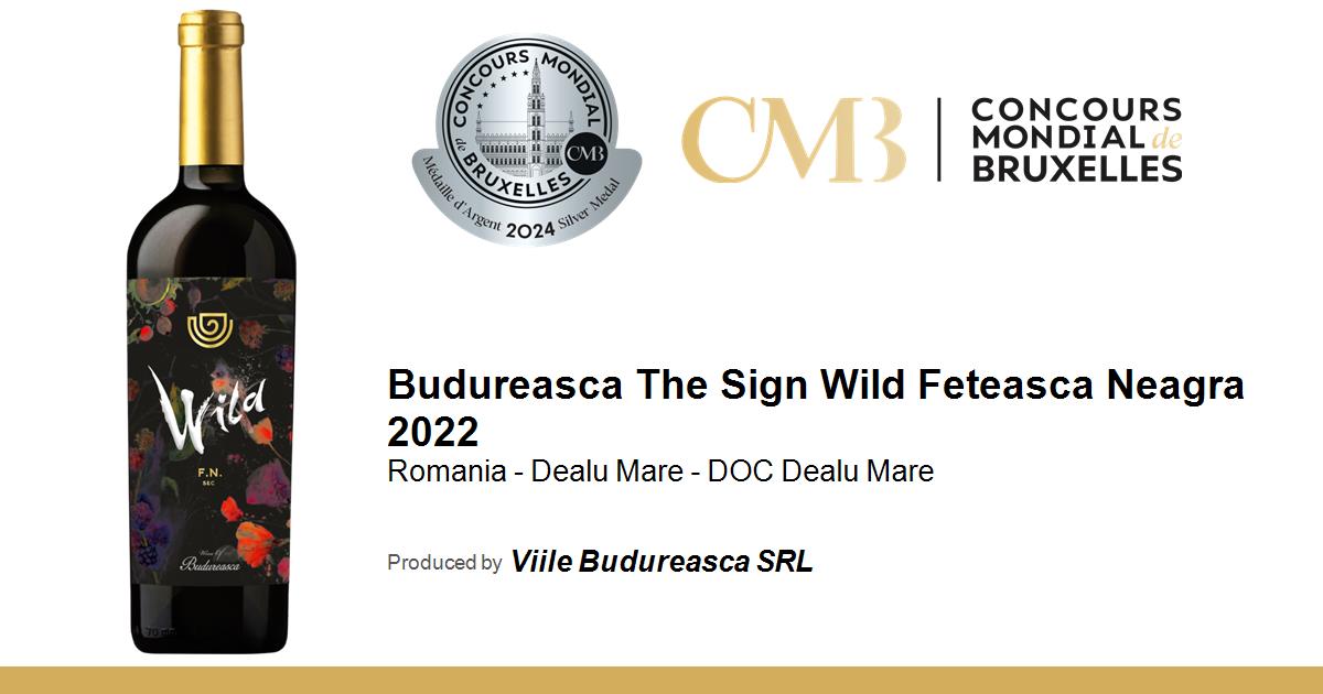 Budureasca The Sign Wild Feteasca Neagra 2022 • Concours Mondial de ...
