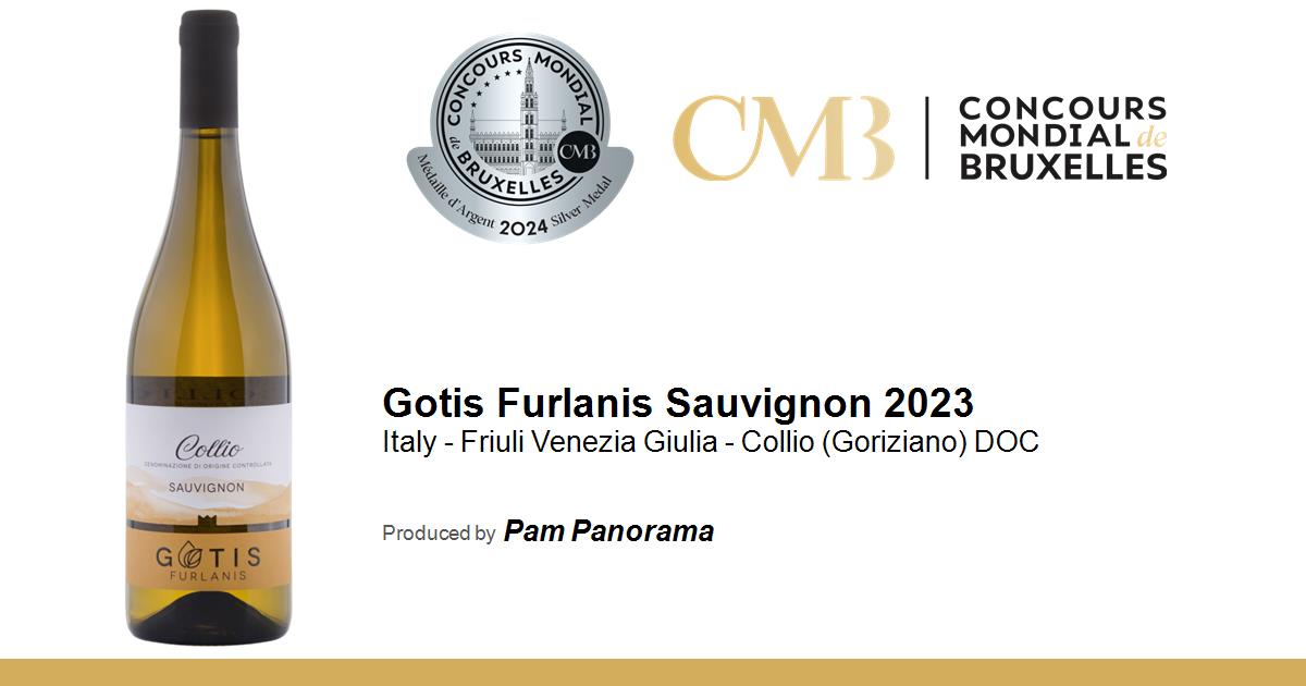Gotis Furlanis Sauvignon 2023 • Concours Mondial de Bruxelles