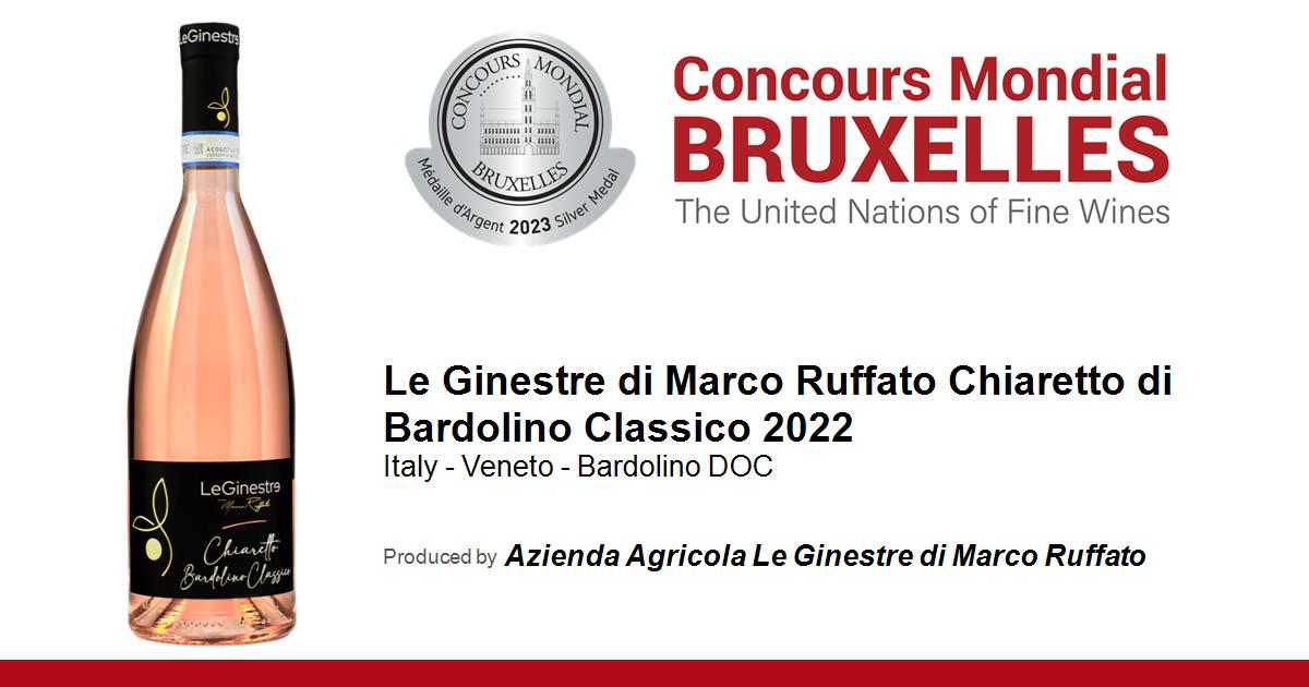 Le Ginestre di Marco Ruffato Chiaretto di Bardolino Classico 2022 ...