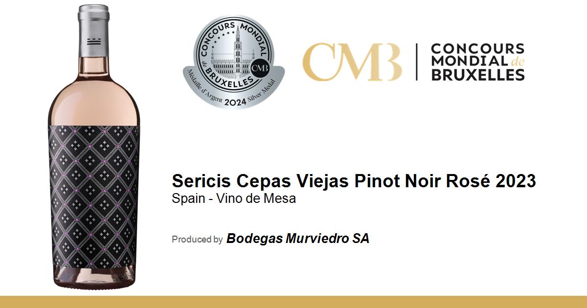 Sericis Cepas Viejas Pinot Noir Rosé 2023 • Concours Mondial de Bruxelles