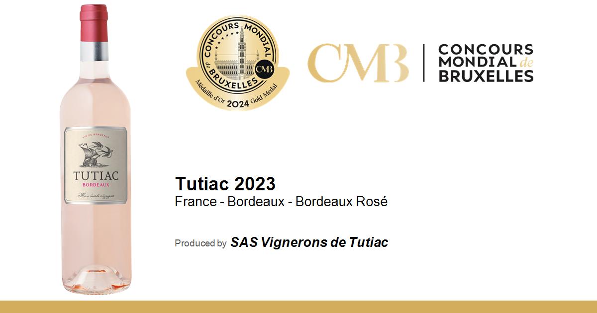Tutiac 2023 • Concours Mondial de Bruxelles