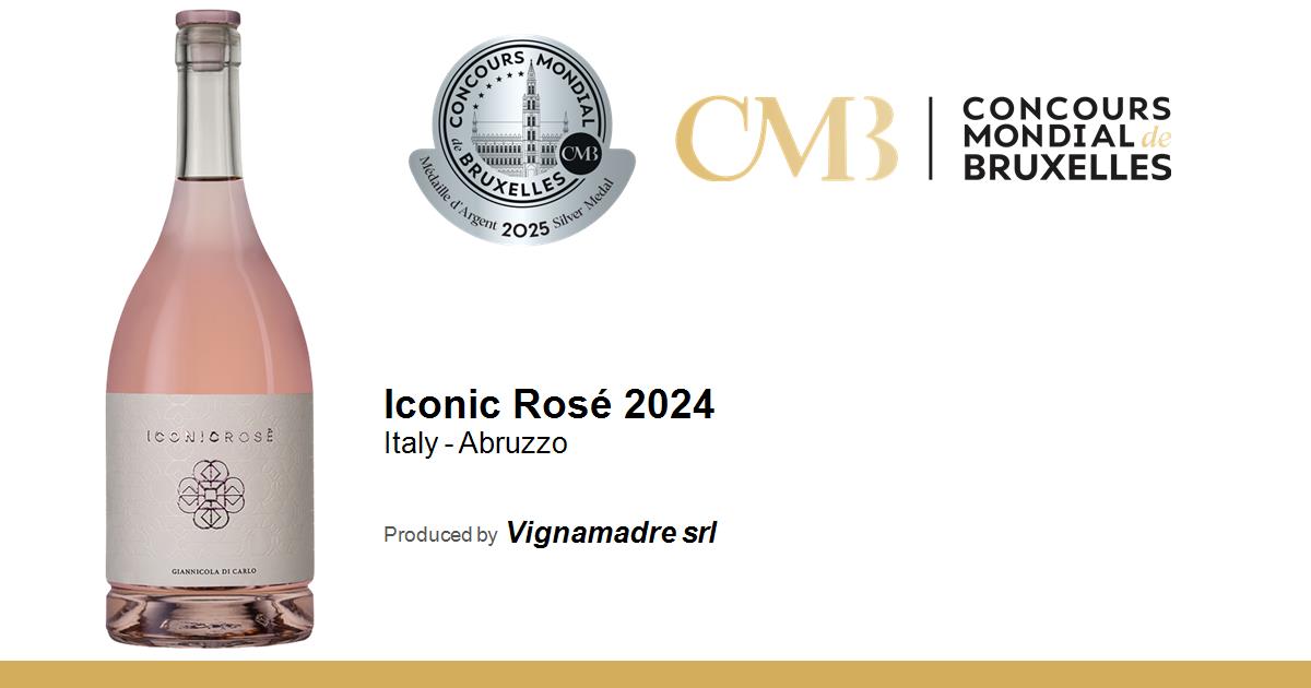 Iconic Rosé 2024 • Concours Mondial de Bruxelles