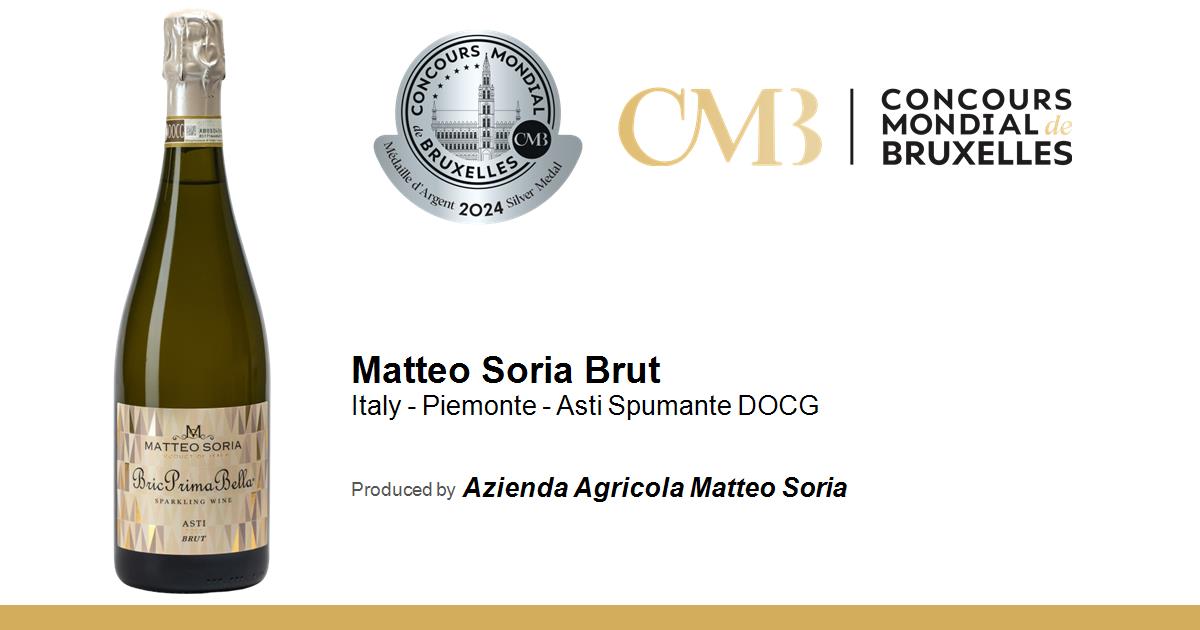 Matteo Soria Brut • Concours Mondial de Bruxelles