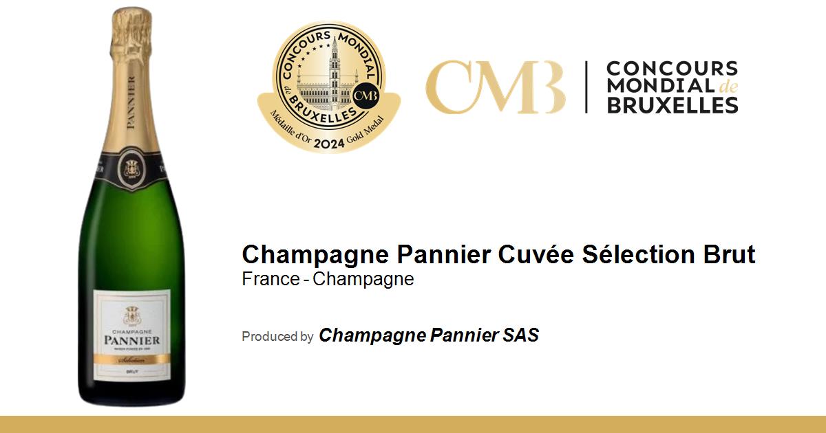 Champagne Pannier Cuvée Sélection Brut • Concours Mondial de Bruxelles
