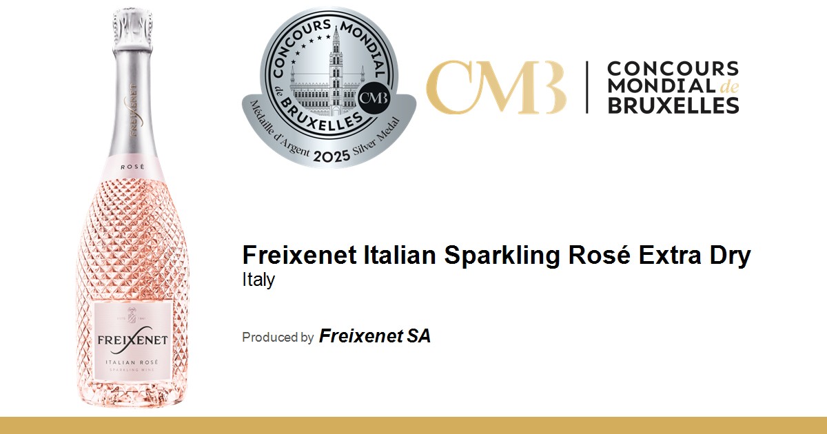 Freixenet Italian Sparkling Rosé Extra Dry • Concours Mondial de Bruxelles