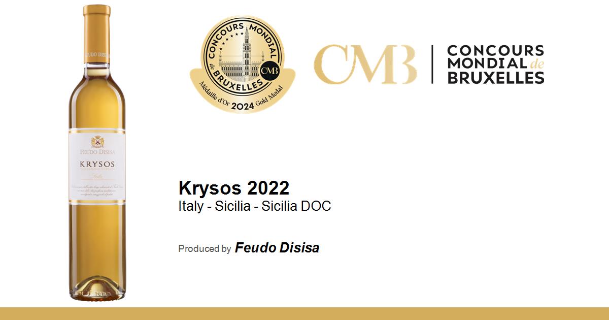 Krysos 2022 • Concours Mondial de Bruxelles